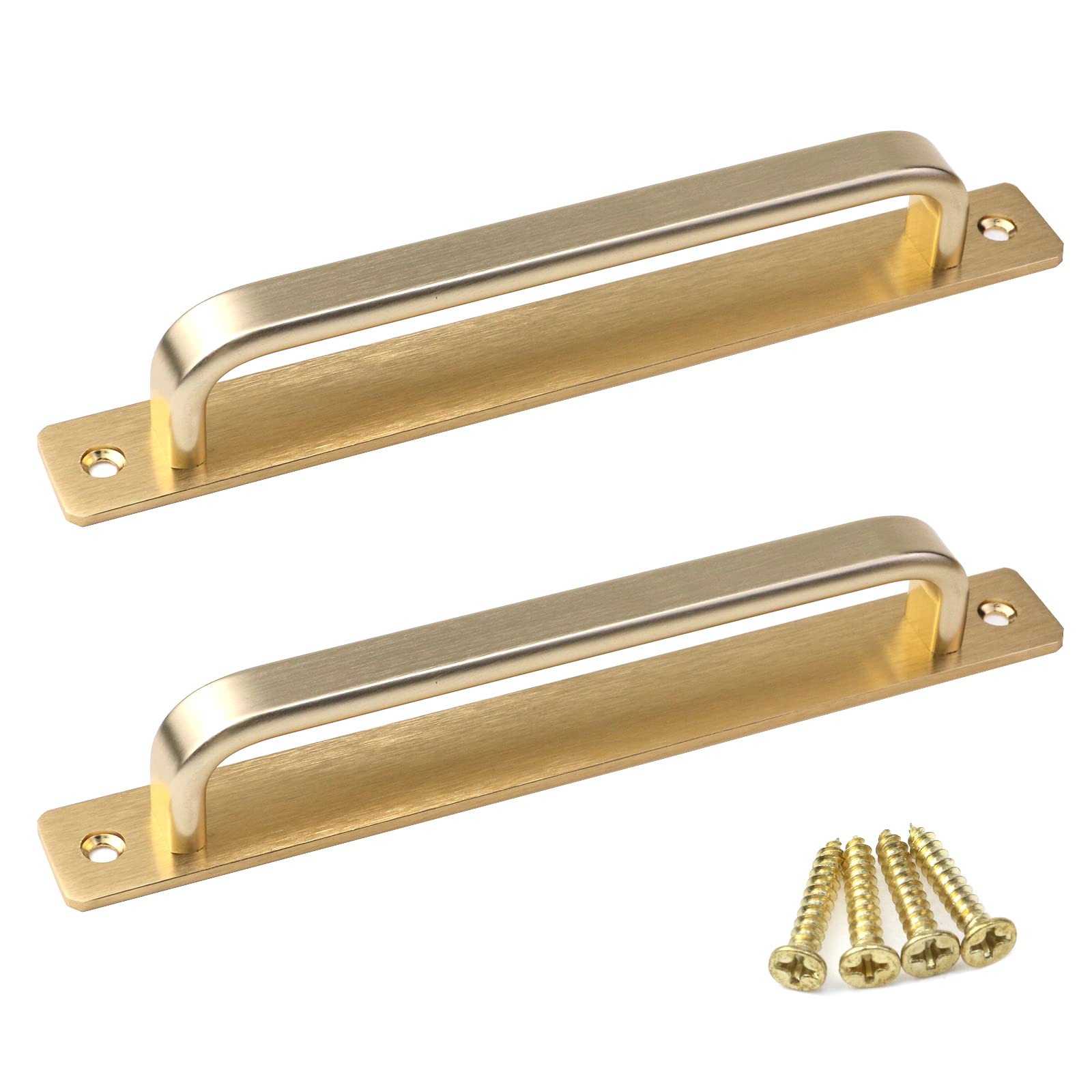 Amazon.com: Pastlla 2Pcs Barn Door Handle Kitchen Cabinet Drawer Handle ...