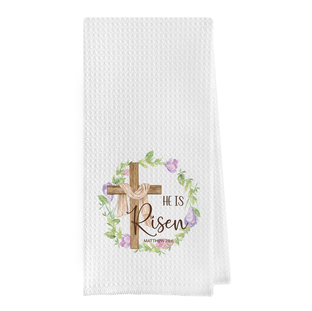 Amazon.com: Geqtt Christian Gifts Dish Towel - Bible Verse Gifts Waffle ...