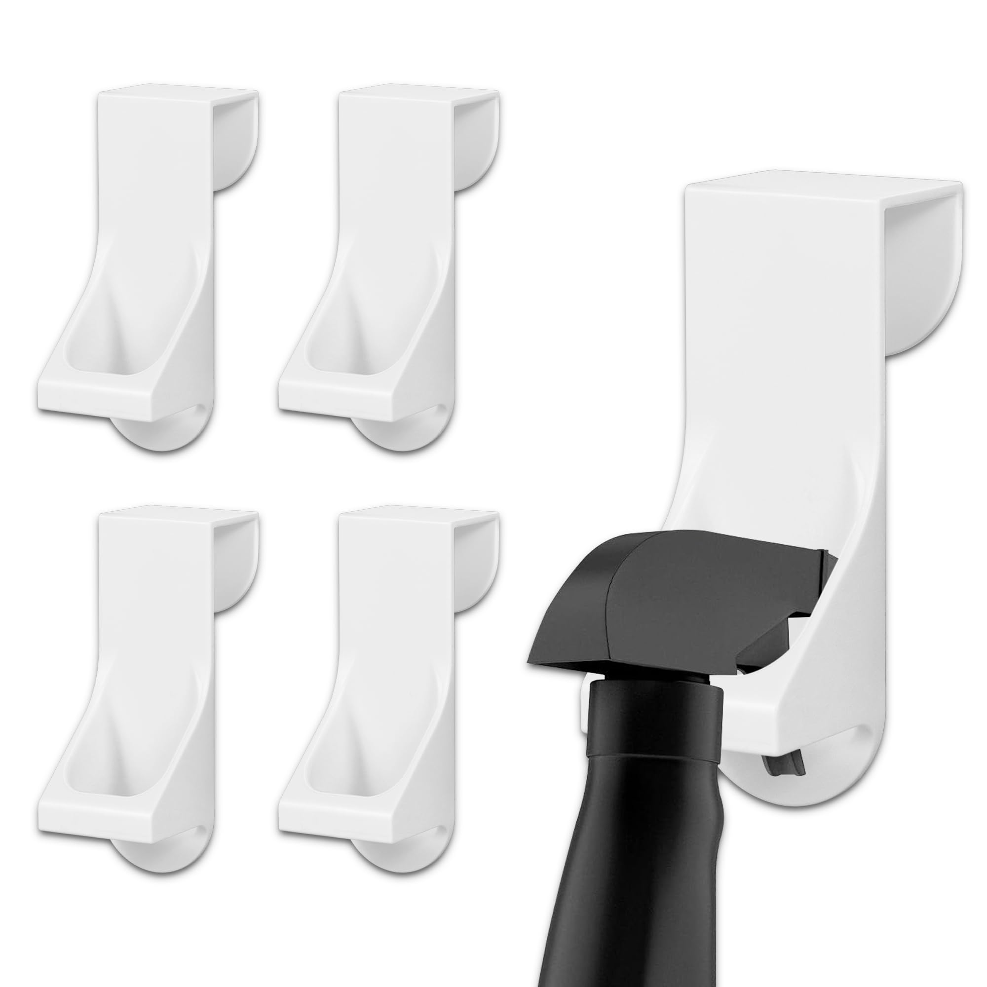 4 Pack Spray Bottle Hanging Rack, Damage Free Install Spray Bottle ...