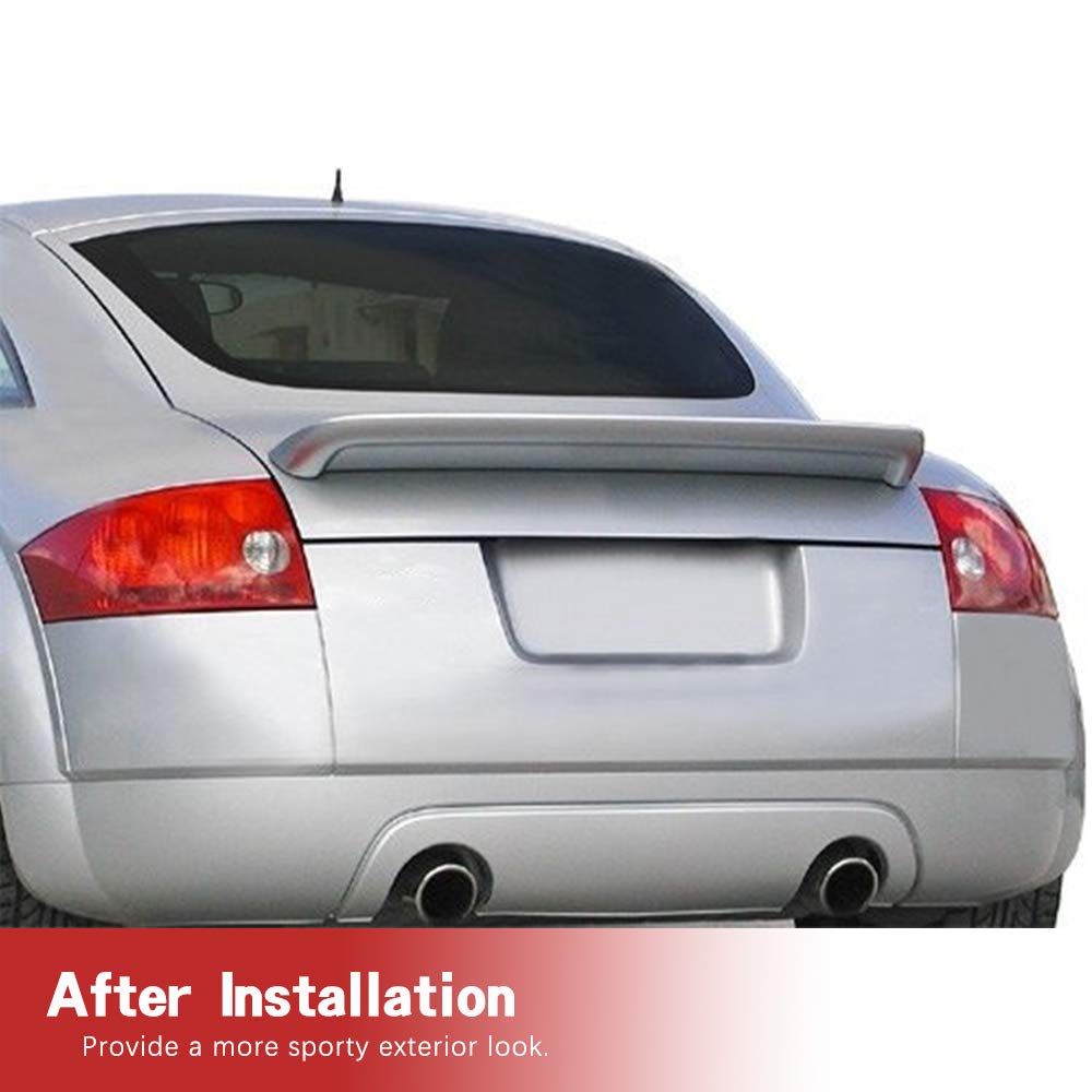 Buy JC SPORTLINE Carbon Fiber Rear Spoiler Fits for Audi TT/TT Quattro ...