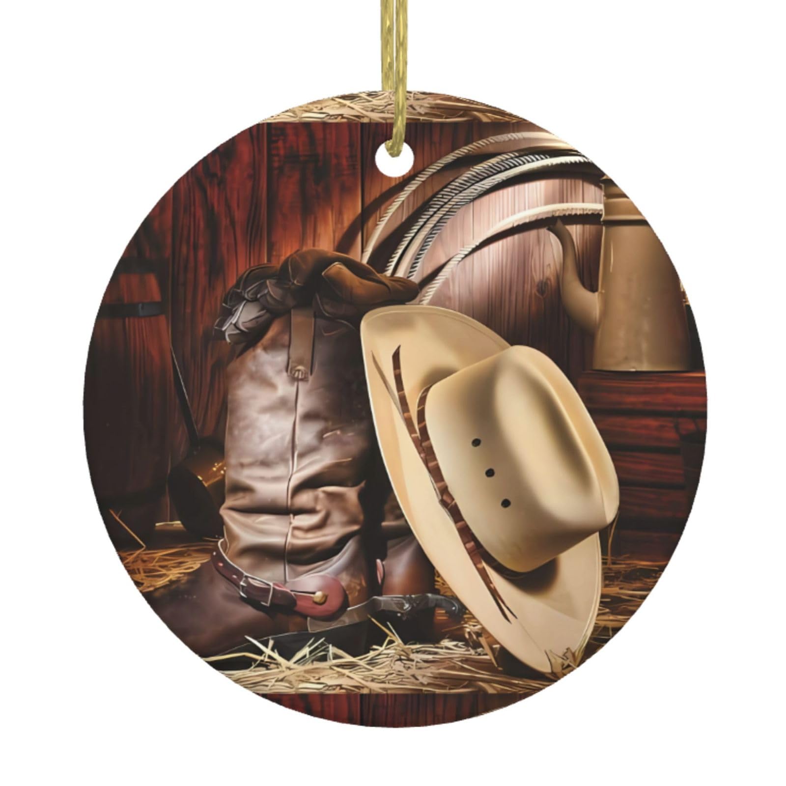Boots And Cowboy Hat Rope Art Cowboy Boot Rope Painting | Cullen's