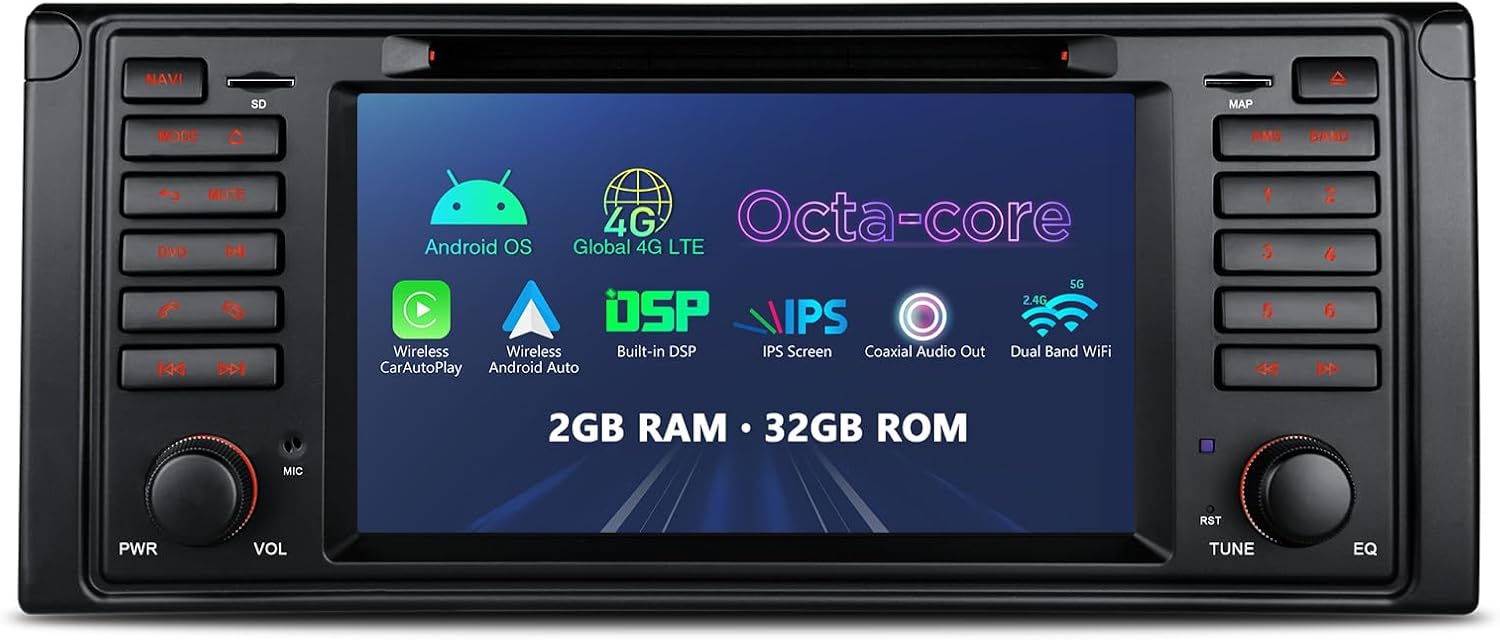 Amazon.com: XTRONS Android 12 Car Stereo Radio DVD Player 7 Inch Touch ...