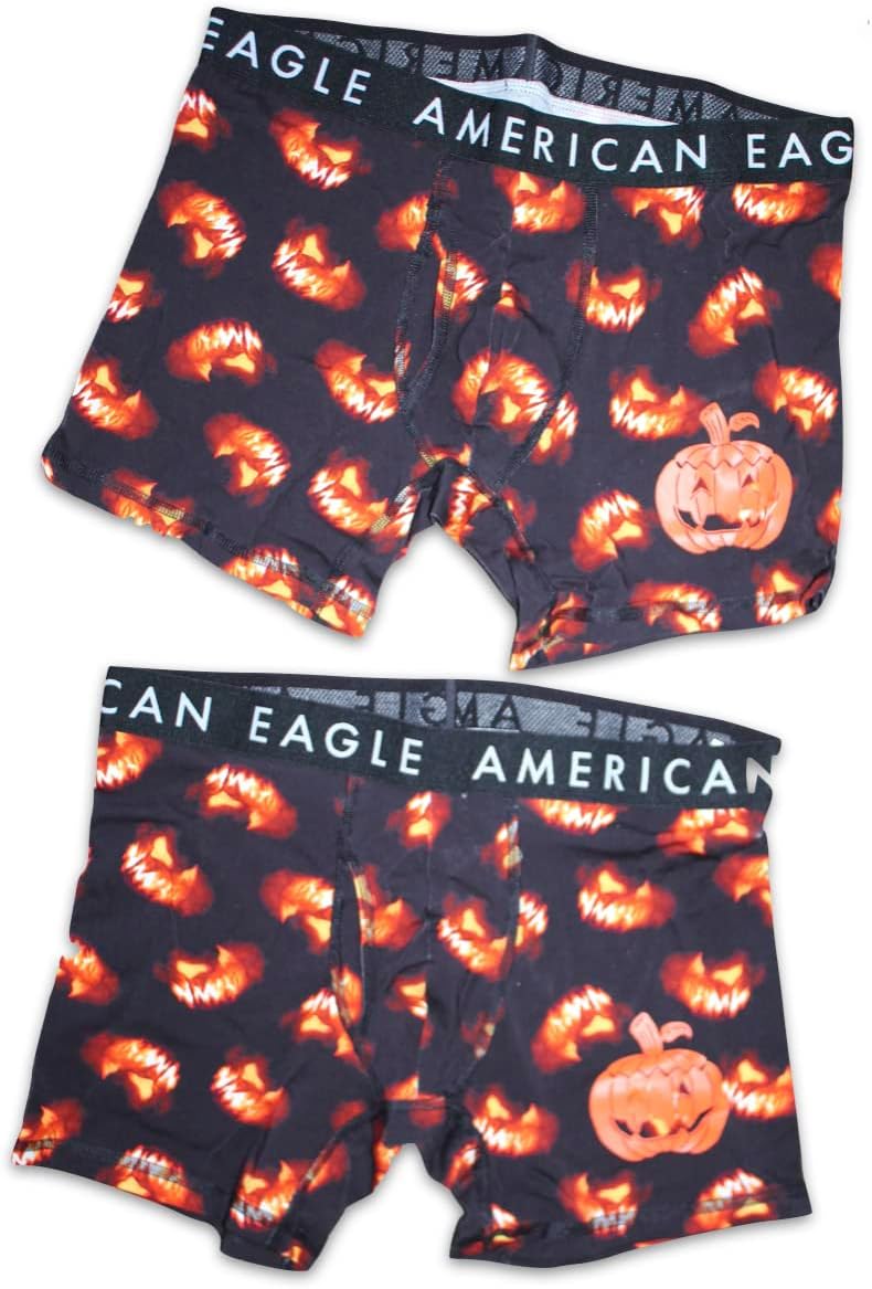 American Eagle AE Men's 2-Pack Scratch & Sniff Boxer Brief Size Large ...