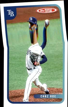 Amazon.com: 2020 Topps Total Baseball (Wave 7) #696 Chaz Roe Tampa Bay ...