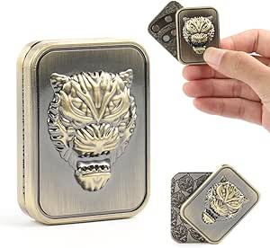 Amazon.com: Magnetic Metal Fidget Toys - Metal Poker Push Card Fidget ...
