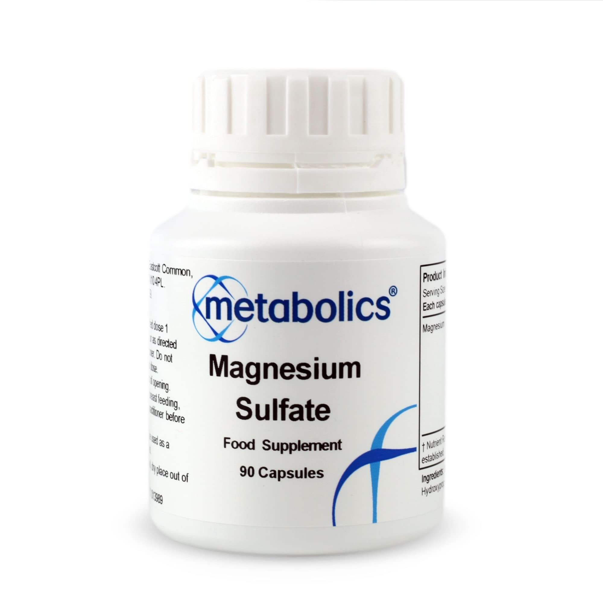 Magnesium Sulfate Capsules | 100mg of Magnesium Per Capsule | Magnesium ...