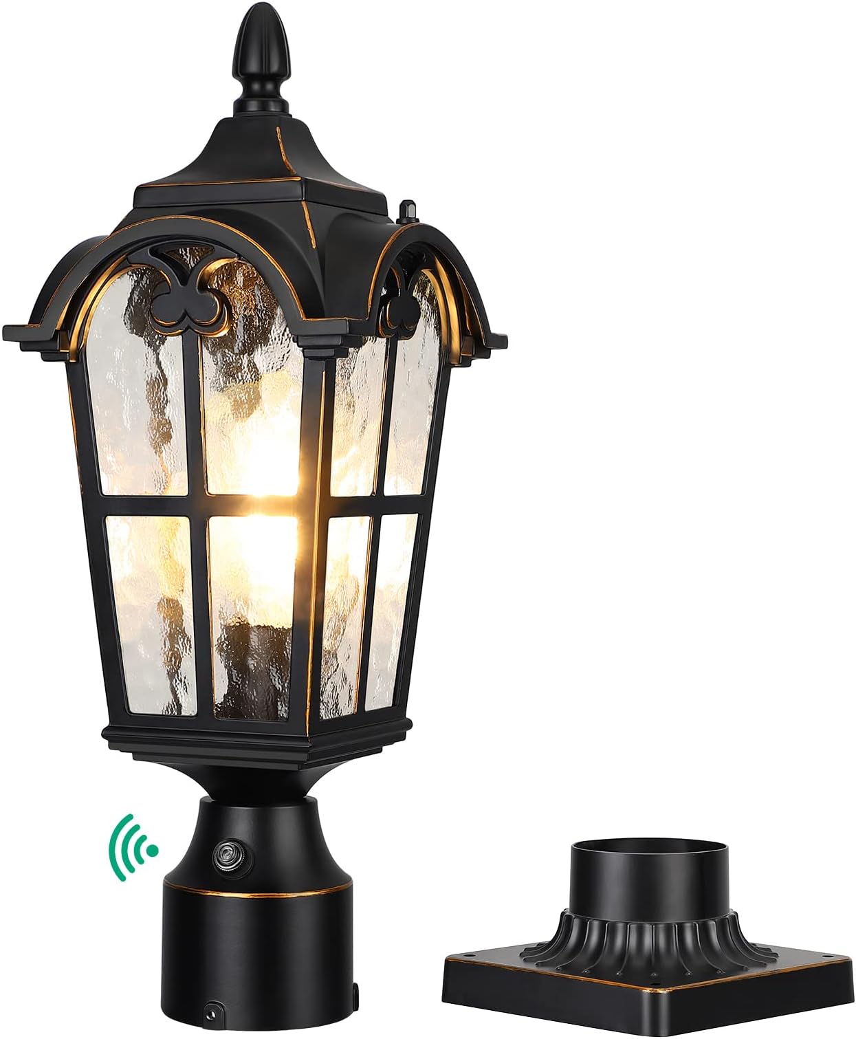 Windben Dusk to Dawn Outdoor Post Light,Lamp Post Light Fixture,Post ...