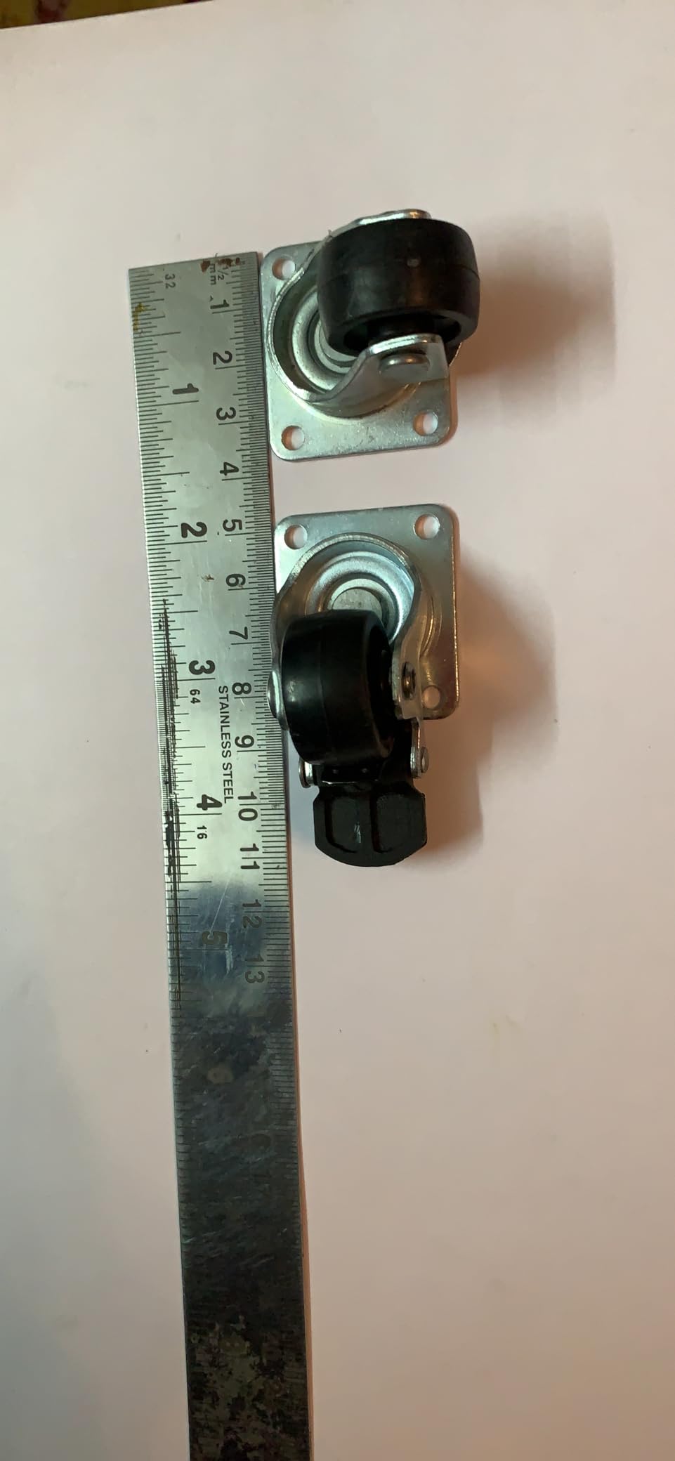 Castersman 1 Inch Swivel Small casters Wheels with 360 Degree top Plate ...