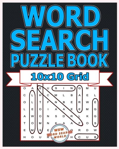Word Search Puzzle Book - 10x10 Grid: Word Search Puzzle Books For ...