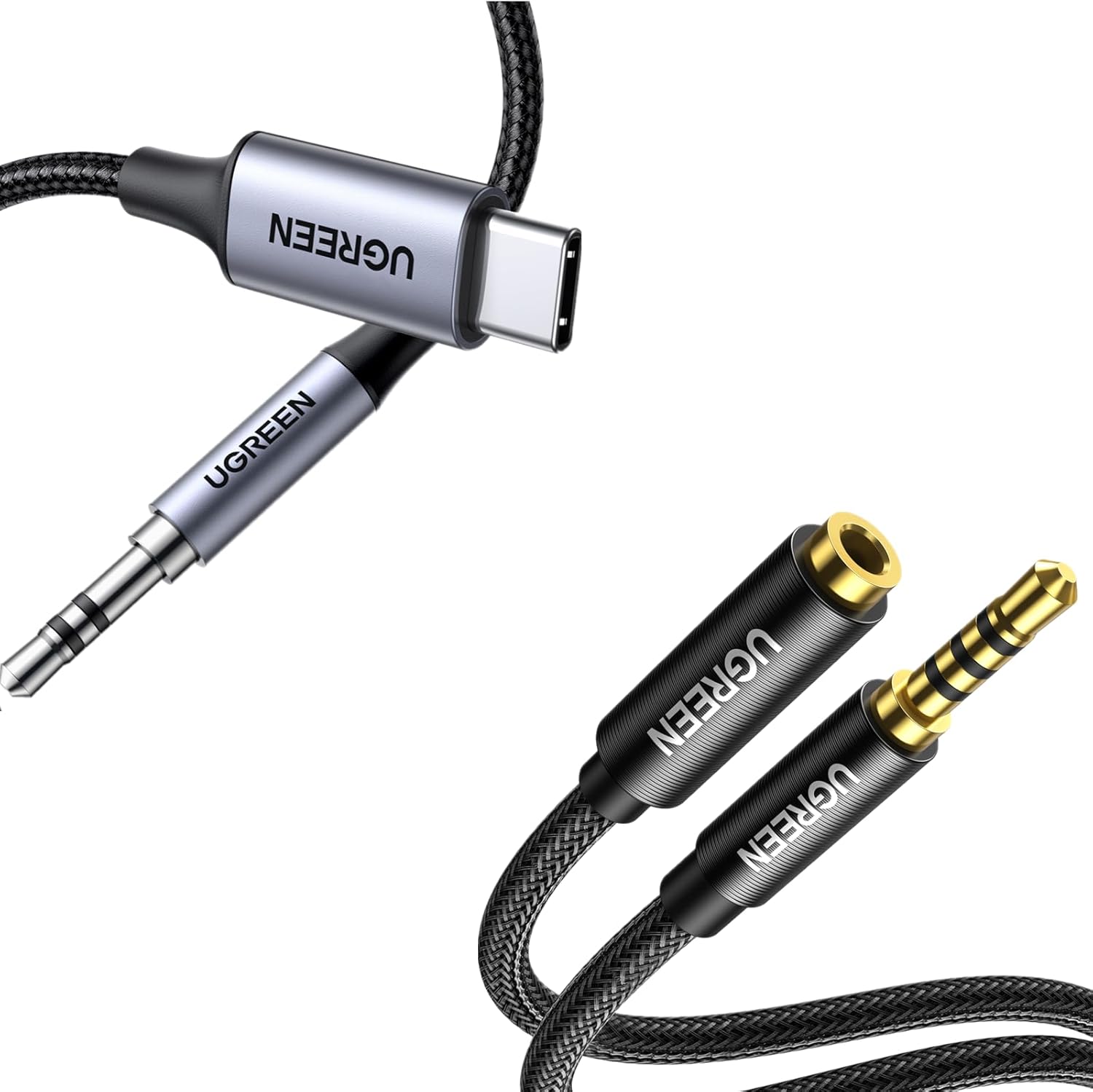 Amazon.com: UGREEN USB Type C to Auxiliary Cable, 4 Pole, Hi-Fi Sound ...