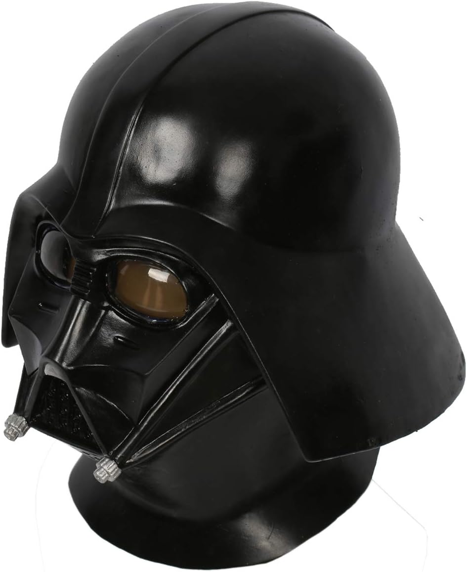 Amazon.com: Vader Helmet Deluxe Latex Cosplay Updated Full Head Black ...
