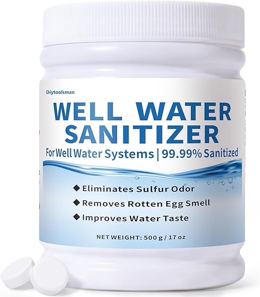 Amazon.com: Well Water Purification Tablets – For Sulfur Odors, Rotten ...