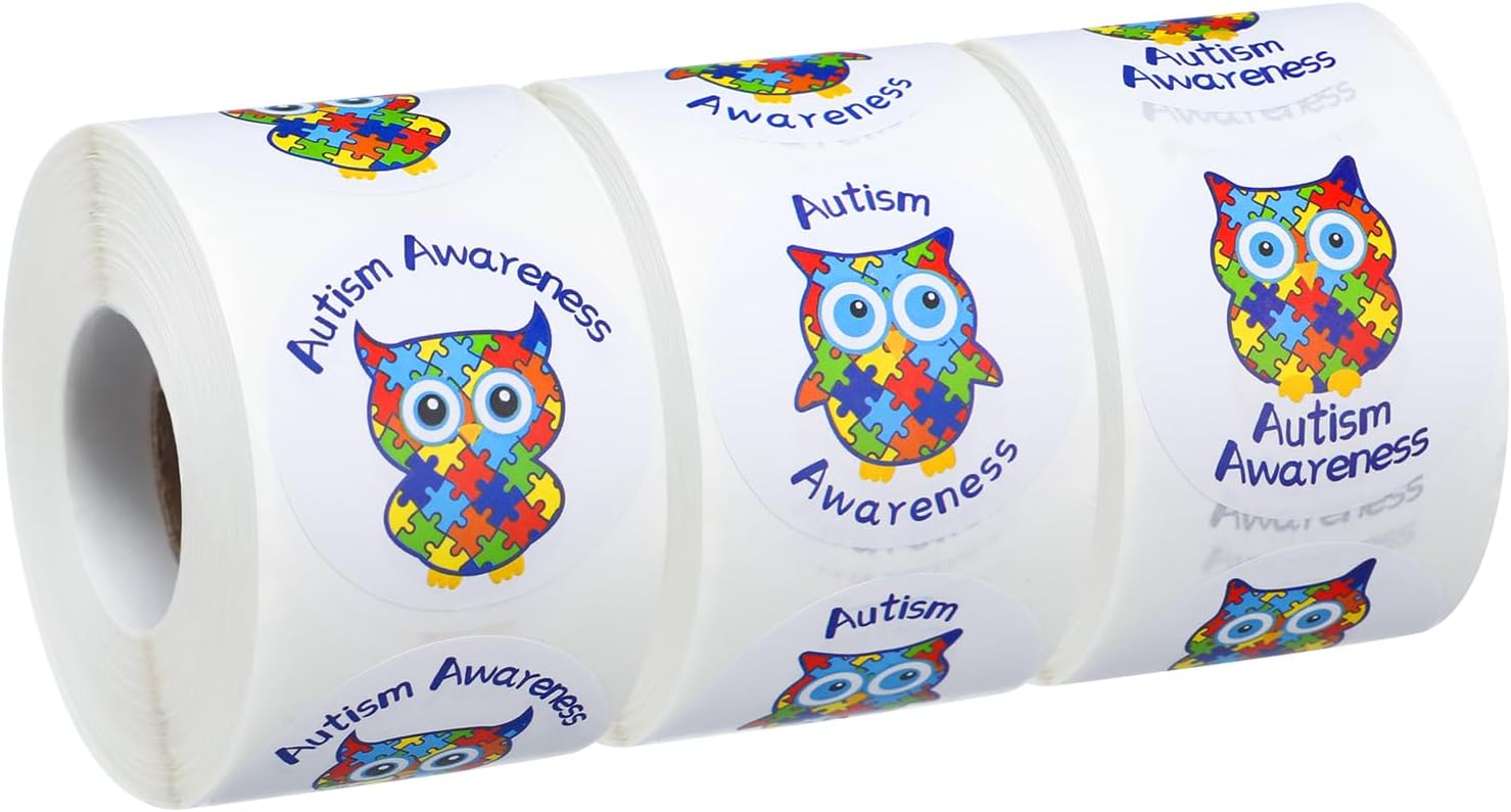 Amazon.com: Eaasty 1500 Pcs Autism Awareness Stickers for Kids Autism ...