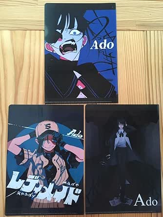 Amazon.co.jp: Ado A5 Size Clear File, Set of 3 Types, FamilyMart Famima ...