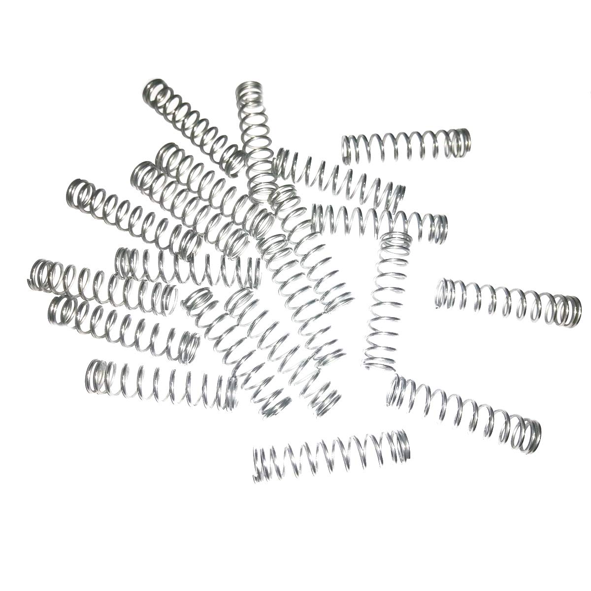 20PCS 304 Stainless Steel Compression Springs 1.2mmx11mmx45mm Springs ...