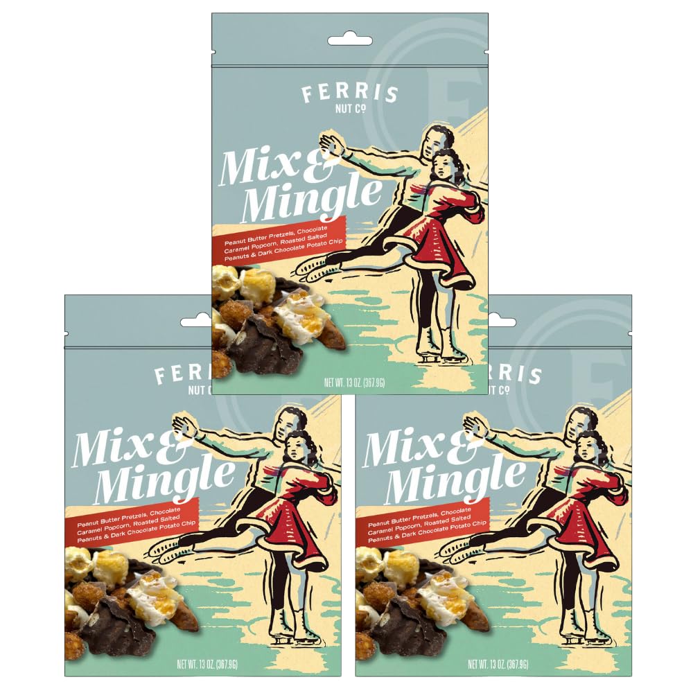 Amazon.com : Ferris Coffee & Nut Co. Mix & Mingle Indulgent Snack Mix ...