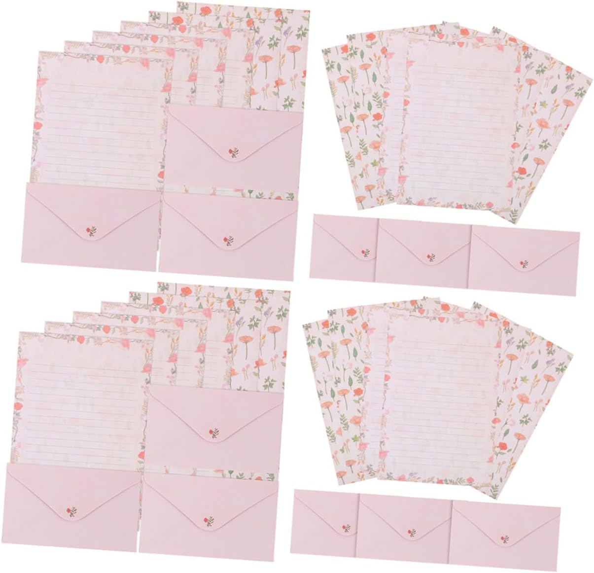 Amazon.com : SHINEOFI 4 Sets Stationery Parchment Paper for Writing ...