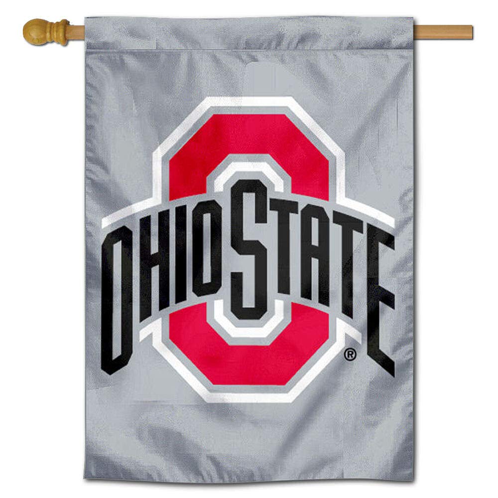 Amazon.com : College Flags & Banners Co. Ohio State Buckeyes Gray New ...