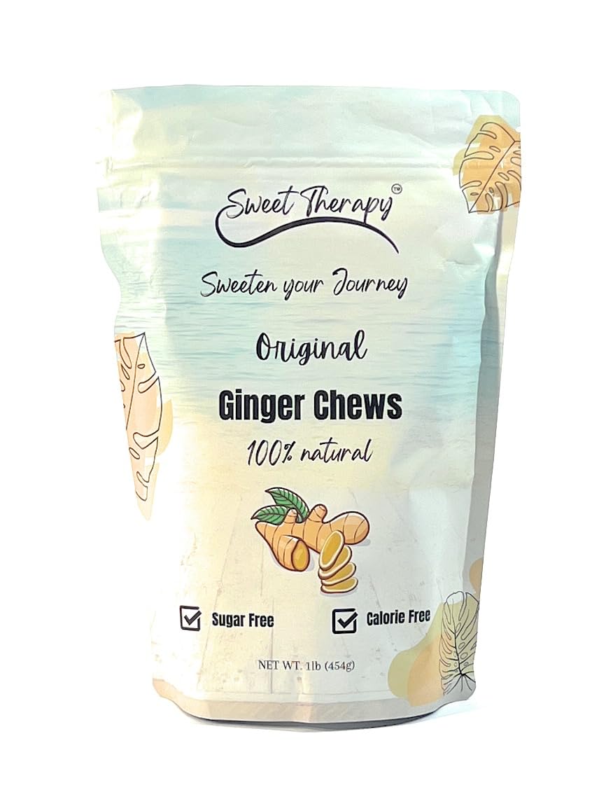Amazon.com : Sweet Therapy Delicious Ginger Chews Sugar Free - Sugar ...