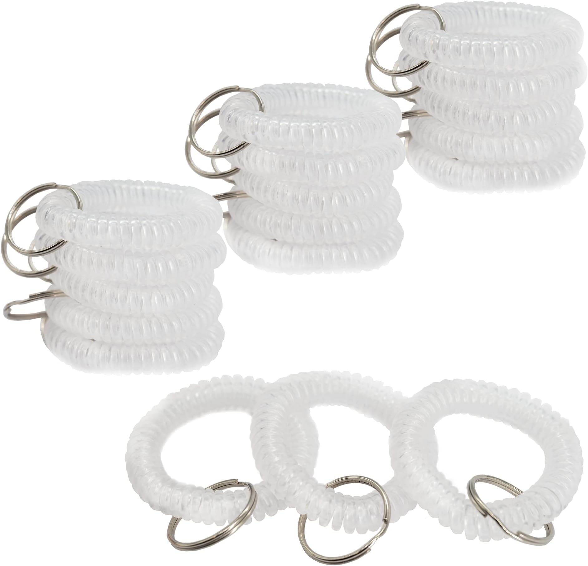 Amazon.com : HAMIYELL Pack of 36 Colorful Spring Spiral Wrist Coil Key ...