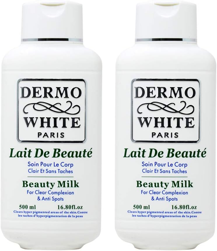 Amazon.com : Dermo White Paris Beauty Milk Lotion 500ml/16.80oz (Pack ...