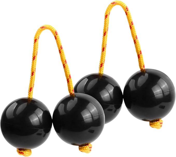 2 Pairs Aslatuas Rhythmic Ball for Kids Adults Hand Percussion Aslatua ...