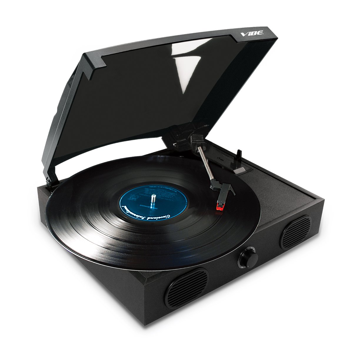 VIBE SOUND VS-2002-SPK USB Turntable with Built-In Speakers : Amazon.in ...