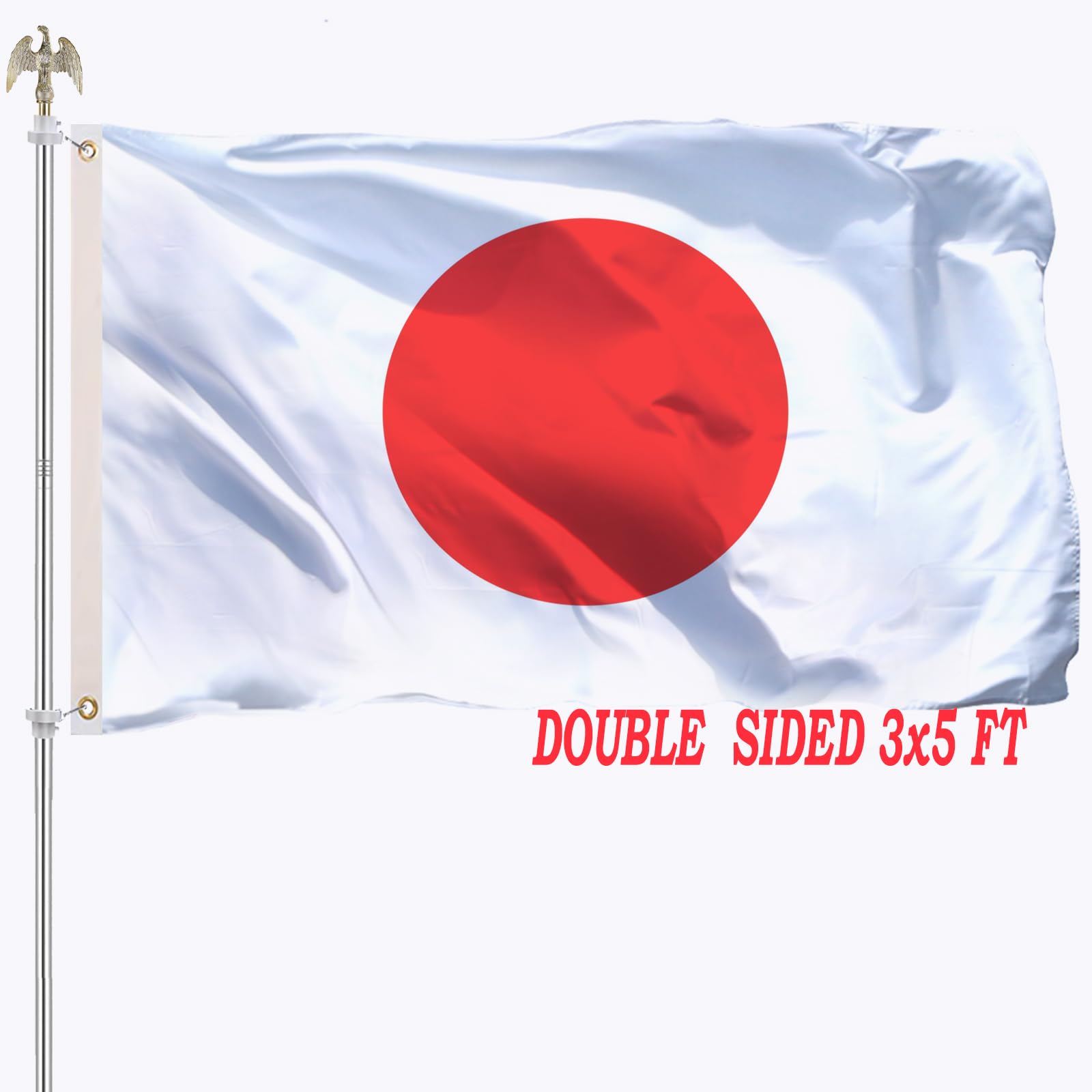 Amazon.com : 3x5 Japan Japanese National Flag Outdoor Double Sided ...