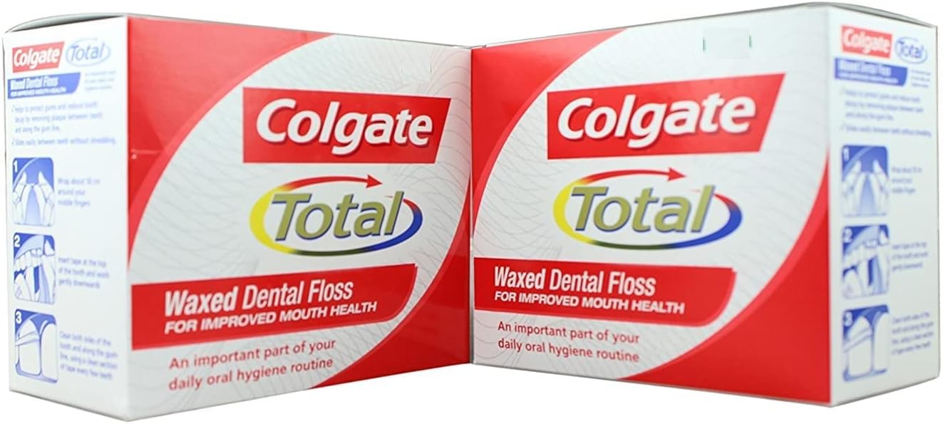 Amazon.com : Colgate Total Dental Floss (Pack Of 10) : Flossing ...