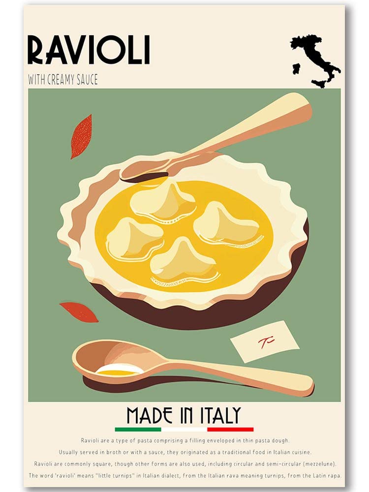 Vintage Italian Food Posters