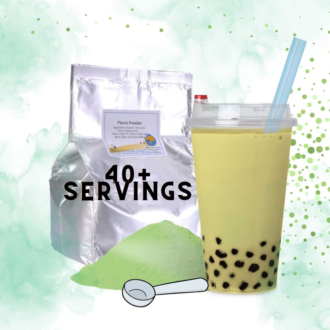 Buy BUBBLE TEA SUPPLY 40-45 drinks of Boba Powder Variety for Tapioca Pearls Fruit Milk Tea ...