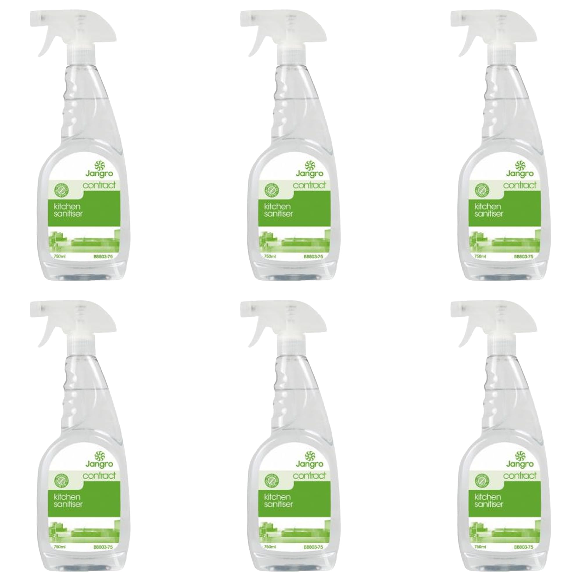 Kitchen Sanitiser Contract Spray - 6 x 750ml : Amazon.co.uk: Grocery