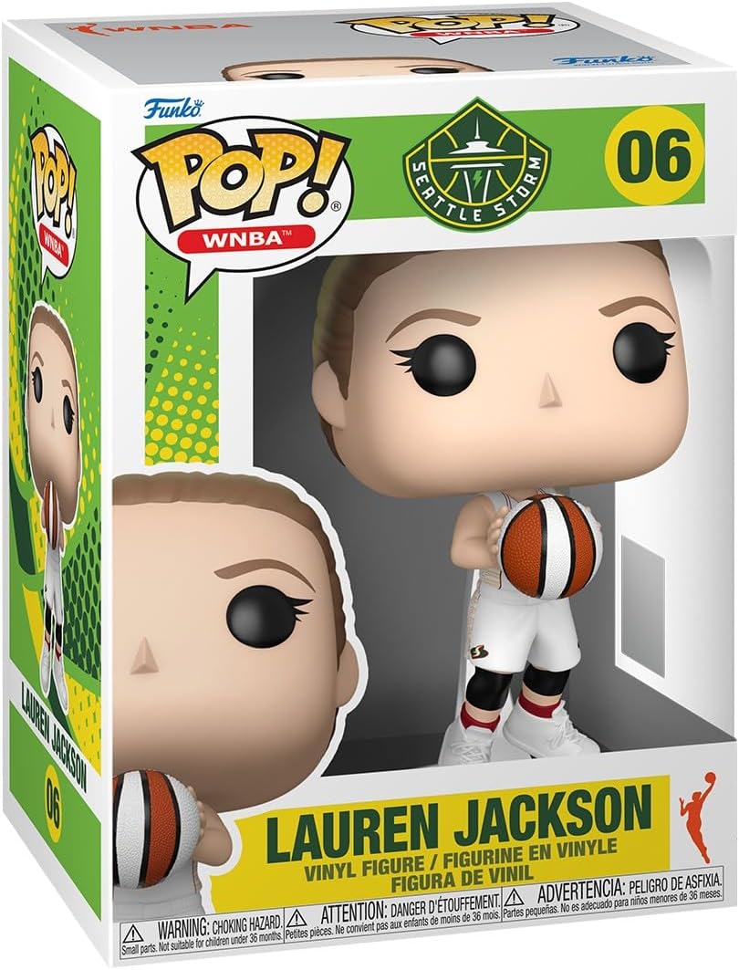 Amazon.com: Funko Pop! WNBA: Seattle Storm - Lauren Jackson - WNBA ...