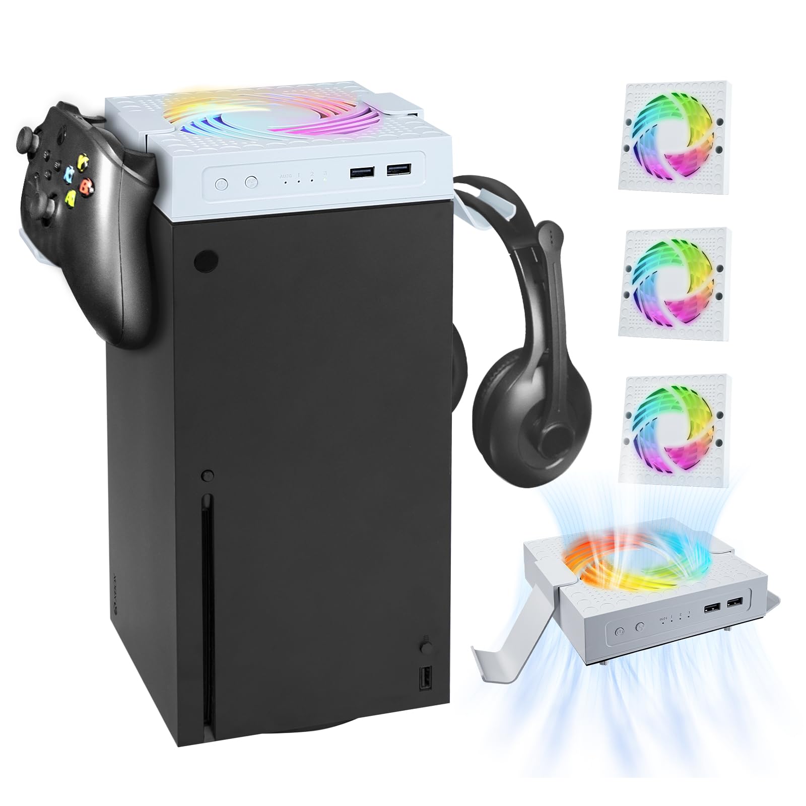Amazon.com: Cooling Fan for Xbox Series X, Xbox Series X Cooler Cooling ...