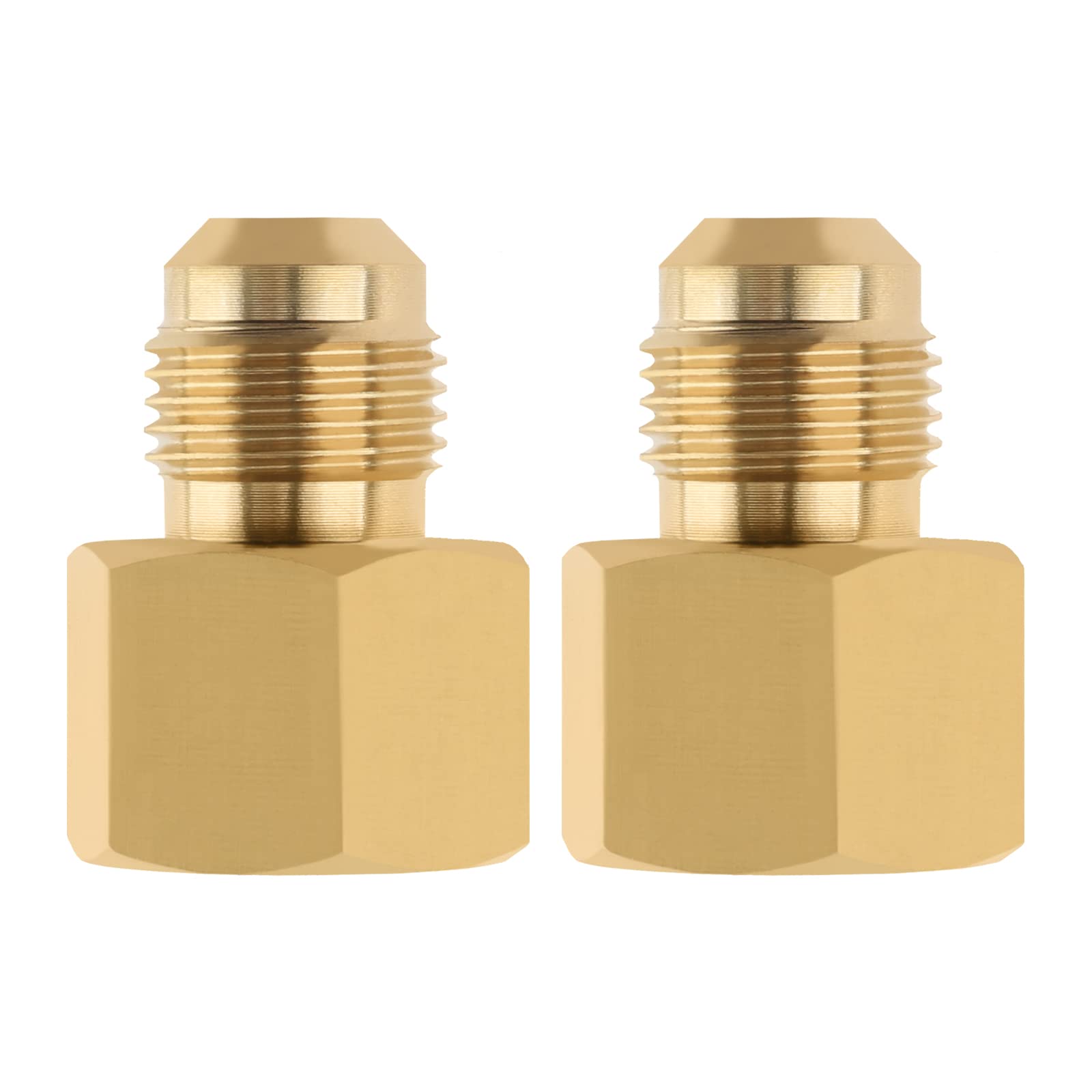 Snapklik.com : Brass Tube Adapter, 3/8inch Male Flare1/2inch Female NPT ...