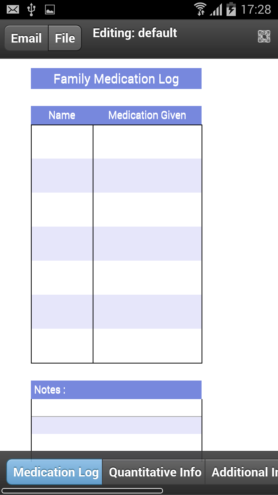 Family Medication Log - App on Amazon Appstore