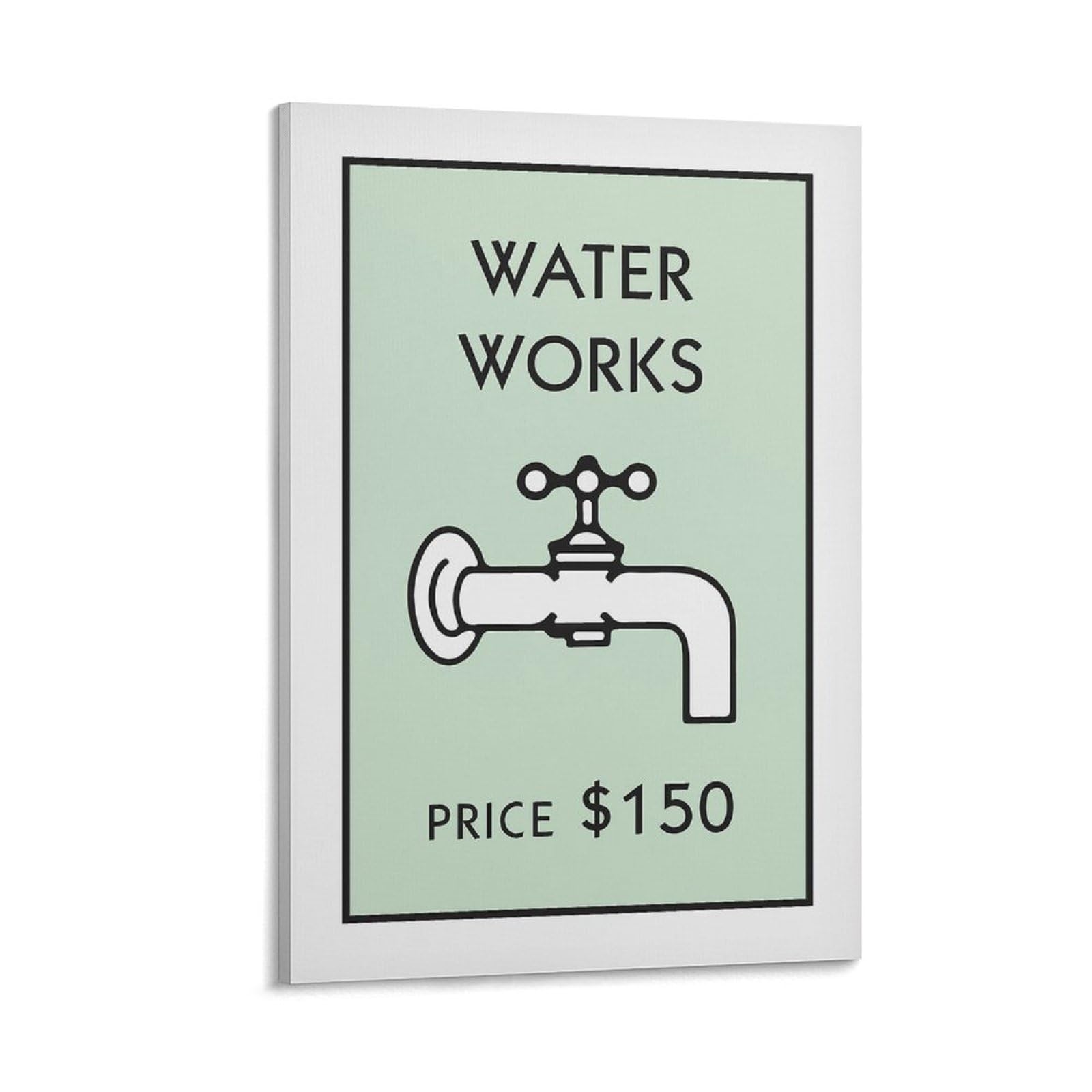 Amazon.com: Retro Monopoly Inspired Water Works Printable, Alternative ...