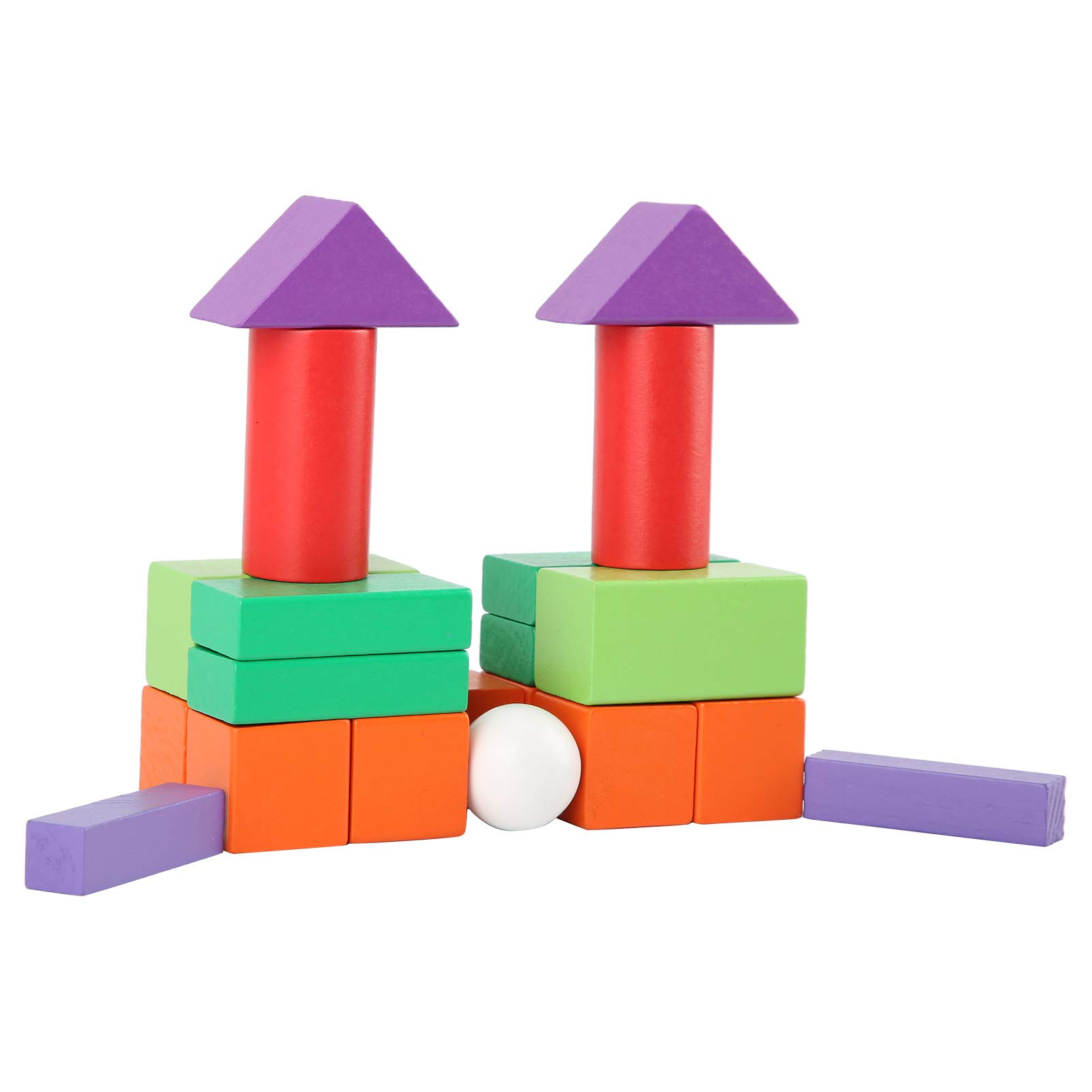 Three Stacked Building Blocks