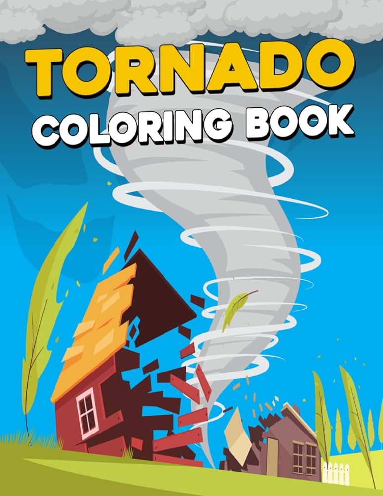 tornado coloring pages for kids