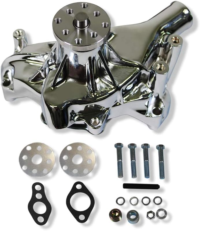 Amazon.com: DEMOTOR PERFORMANCE Long Water Pump Chrome High Volume for ...