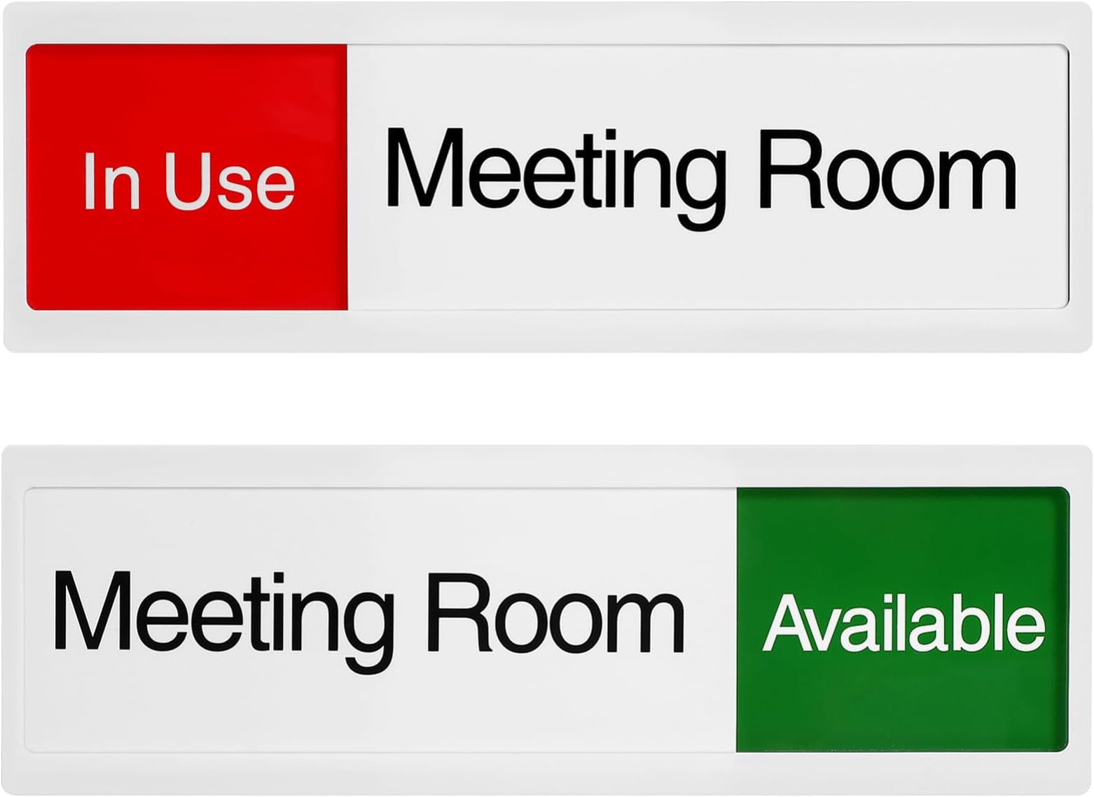 Lurrose Vacant Occupied Sign Office Meeting Room Door Sign Sliding ...
