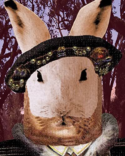Amazon.com: Tudor BUNNY King HENRY VIII rabbit medieval portrait ...
