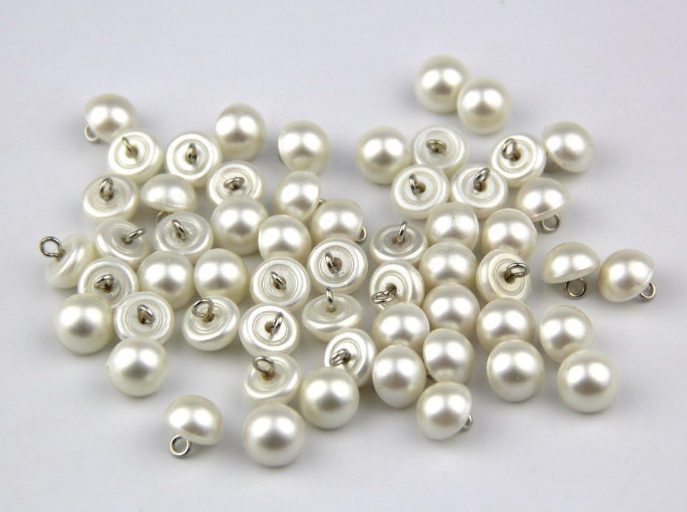 Pearl Buttons Mushroom Domed Sewing Buttons Shank Style for Sewing ...