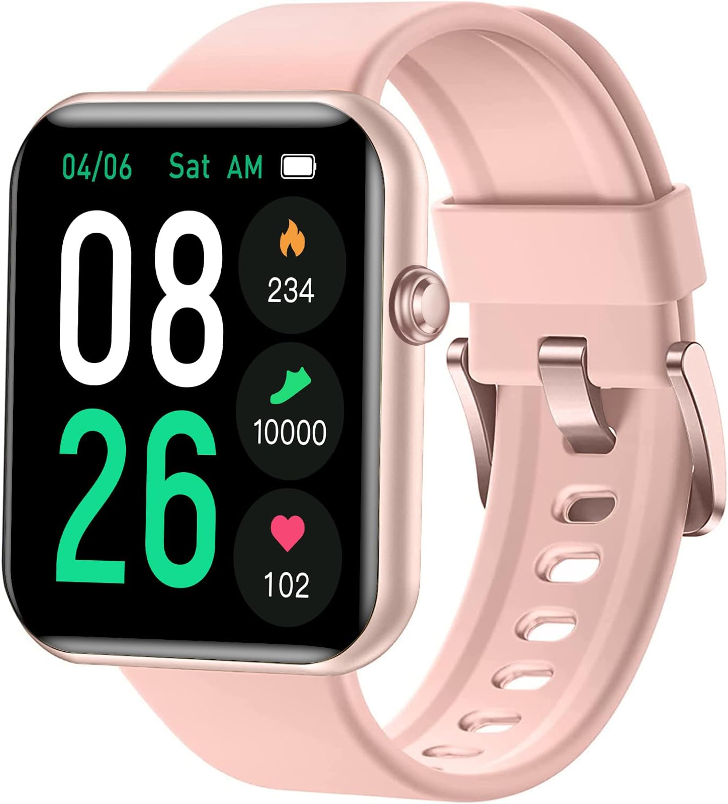 Amazon.com: TYKOIT Smart Watch, Fitness Tracker with Heart Rate Monitor ...