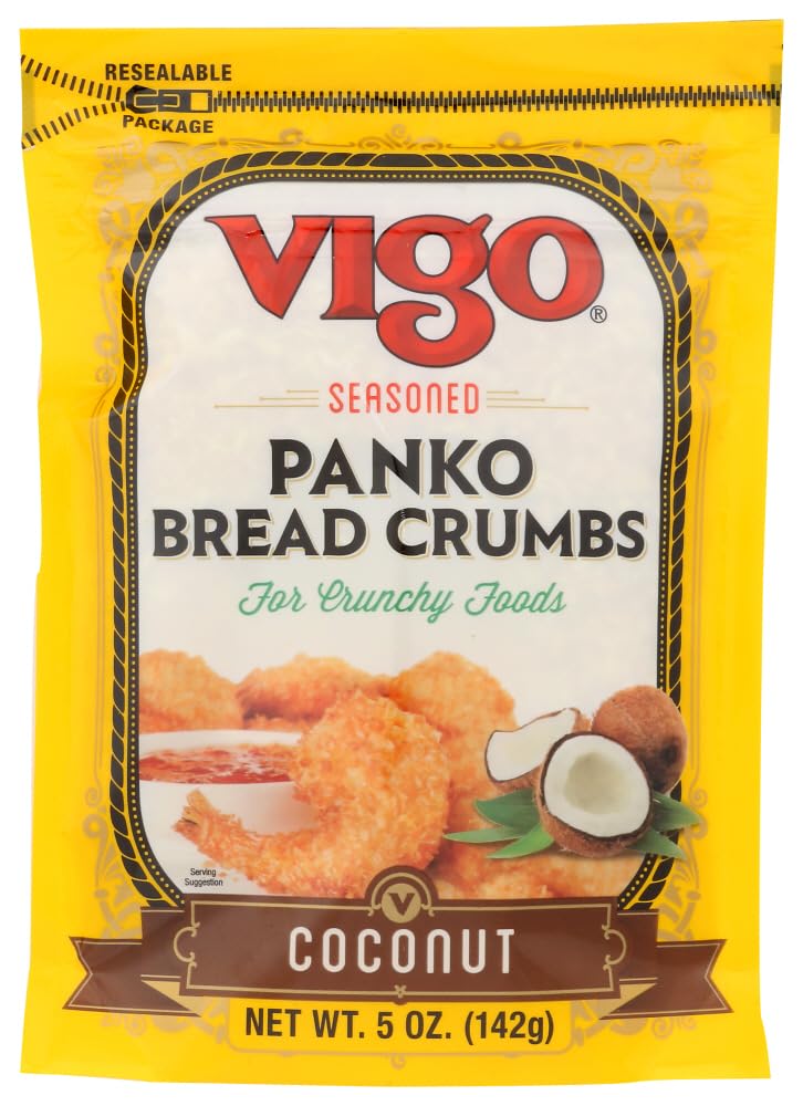 Amazon.com : Vigo Coconut Seasoned Panko Bread Crumbs For Crunchy Foods ...