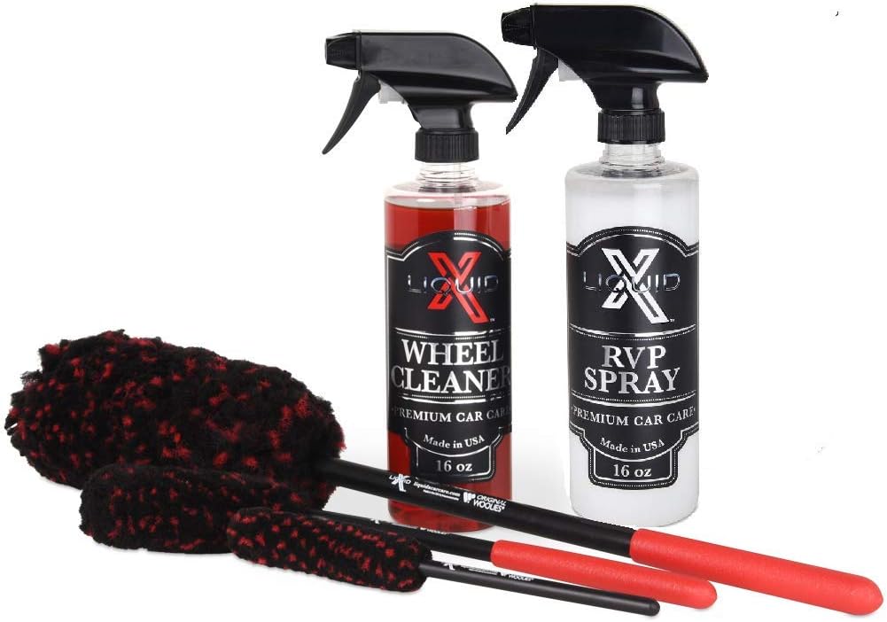 Amazon.com: Liquid X Corvette Wheel Cleaning Kit - Wheel Woolie Brushes ...