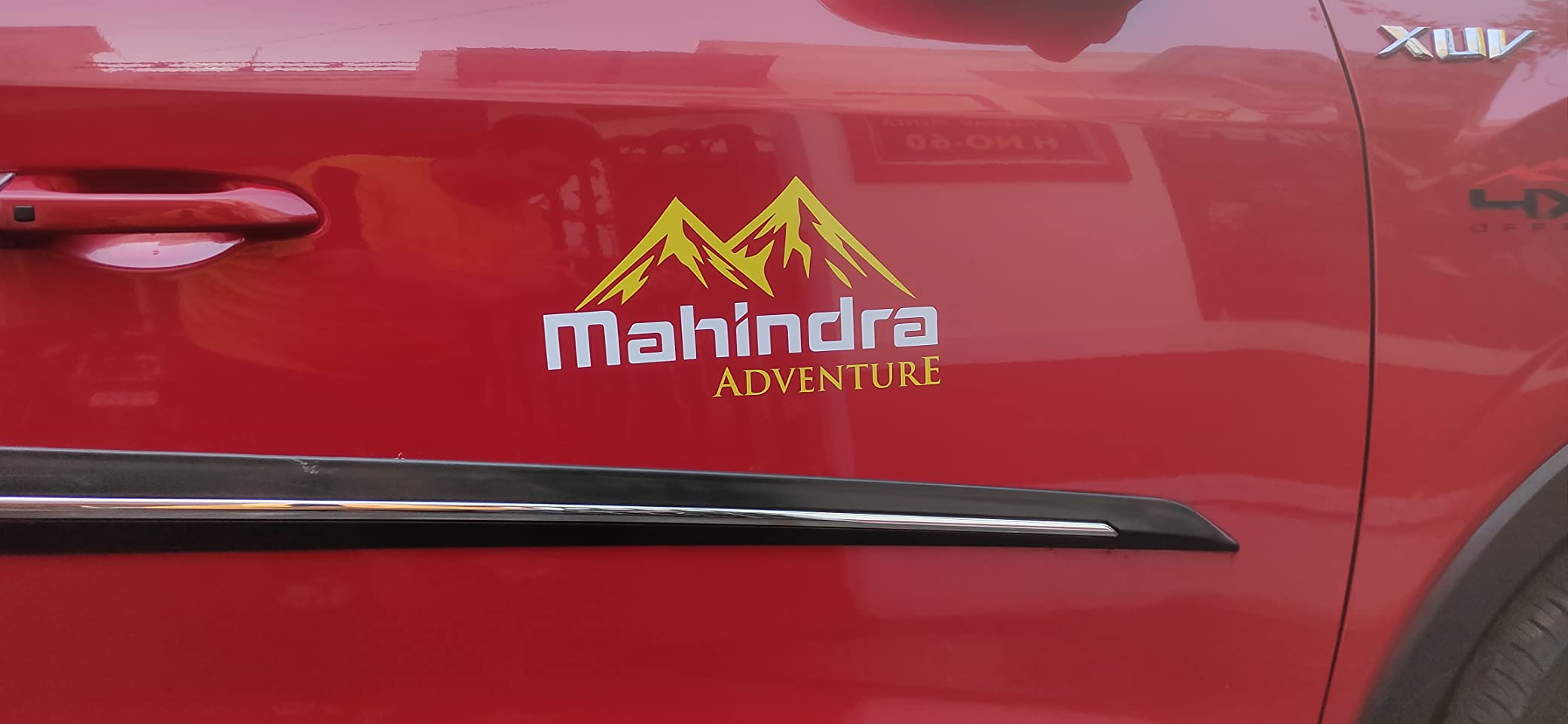 ISEE 360® Mahindra Stickers for Car Exterior Mahindra Adventure White ...