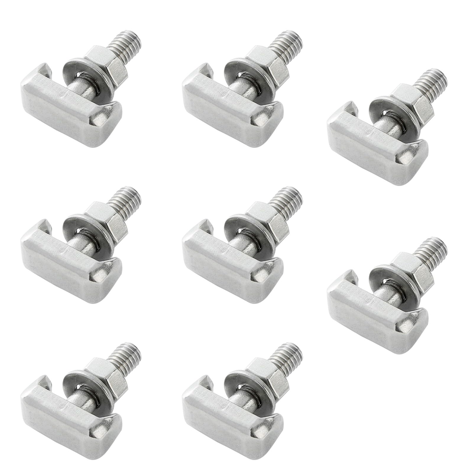Amazon.com: ZKFAR 8 PCS Car Aquare Bolt Kit, SUS304 Stainless Steel T ...
