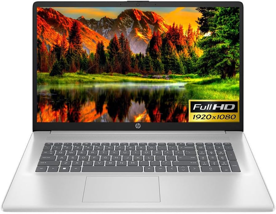 Amazon.com: HP 17 Slim Laptop in Silver Intel 10-core i5-1235u up to 4 ...