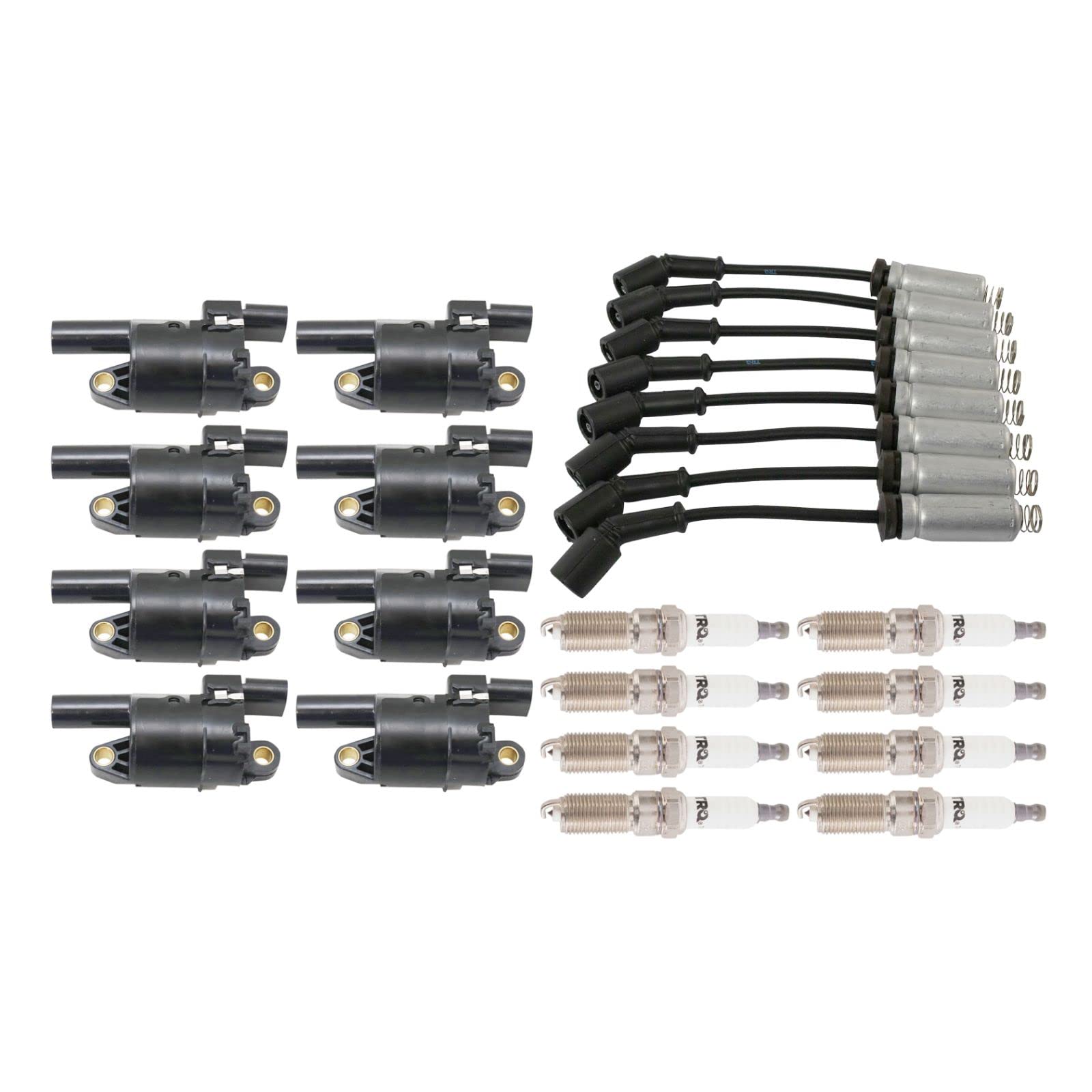Amazon.com: Ignition Kit Ignition Coil Spark Plugs Spark Plugs Wire Set ...